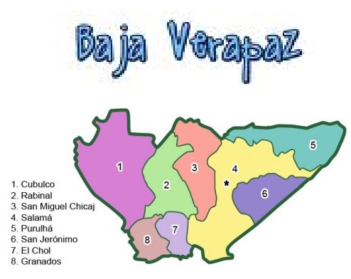 Mapa verapaces :: Tour-verapaces-gt